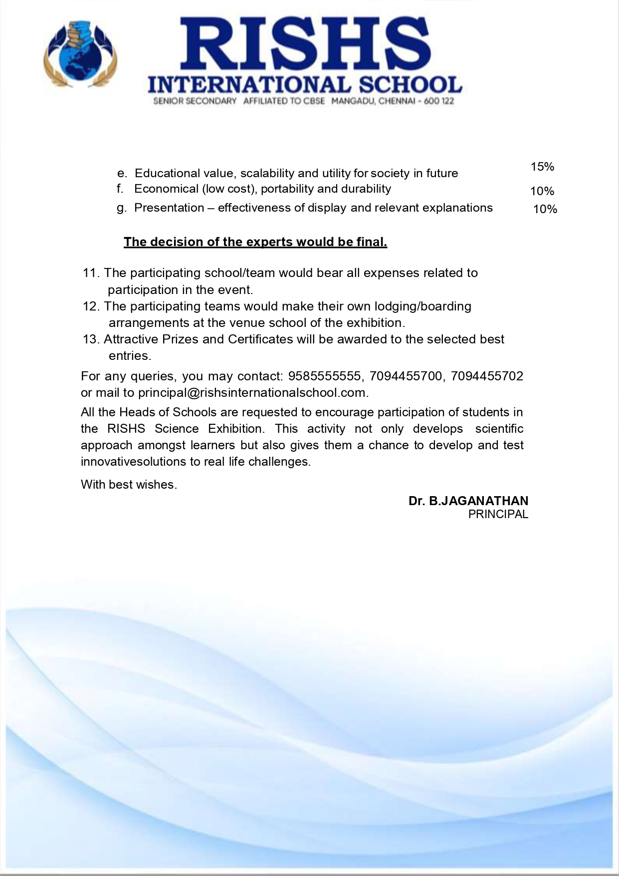 National Science and Invention Fair - RISHS