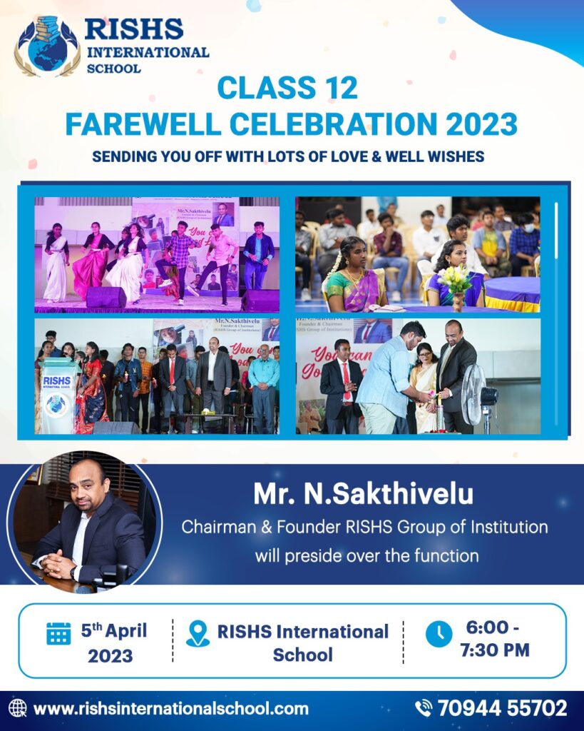 Class 12 Farewell Ceremony 2023 - RISHS